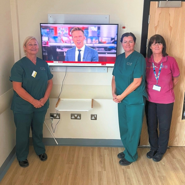 NHS charity buys TV for Prince Phillip Hospital stroke and ...