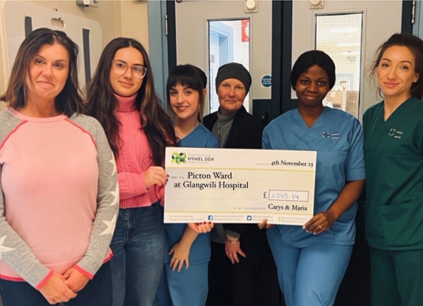 Runners raise over £2,000 for Picton Ward - Hywel Dda Health charities