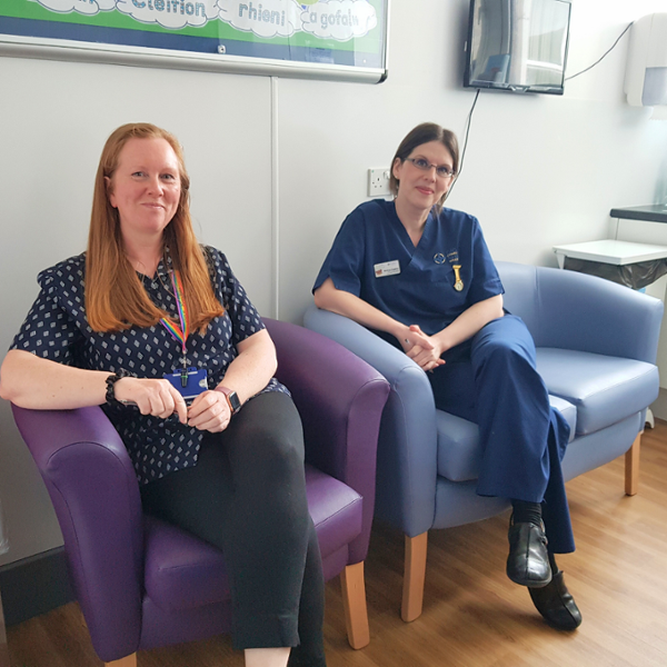 NHS charity funds new furniture for family room in children's ward ...